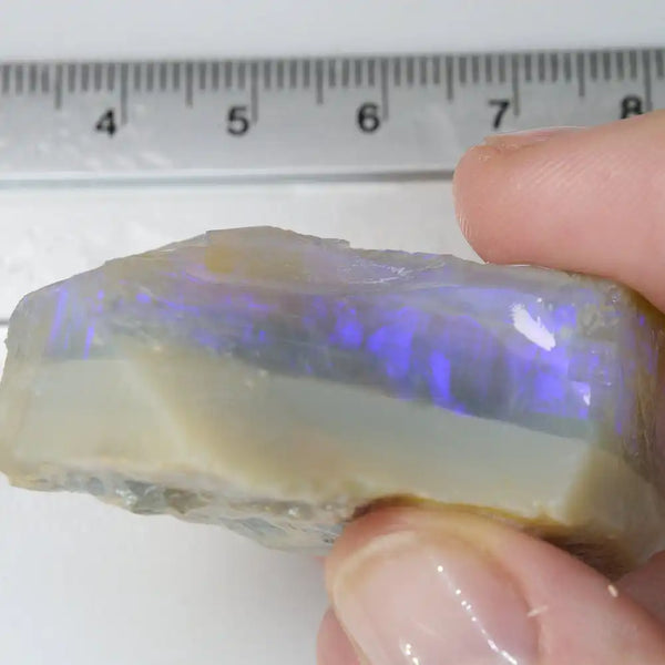 174 cts Australian Rough Opal Lightning Ridge -Purple - Absolute Opals & Gems