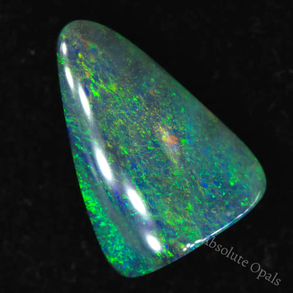 1.97 cts Australian Black Opal Solid Lightning Ridge Stone CMR ...