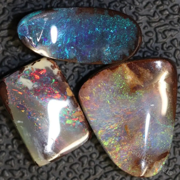 10.49 cts Australian Boulder Opal Cut Loose Stone Parcel - Absolute ...