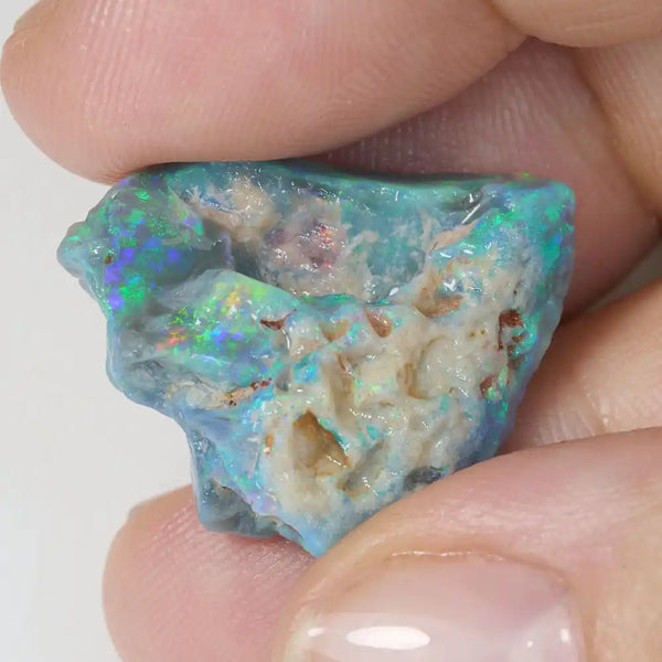 19.6 cts Rough Opal Lightning Ridge for Carving - Absolute Opals & Gems