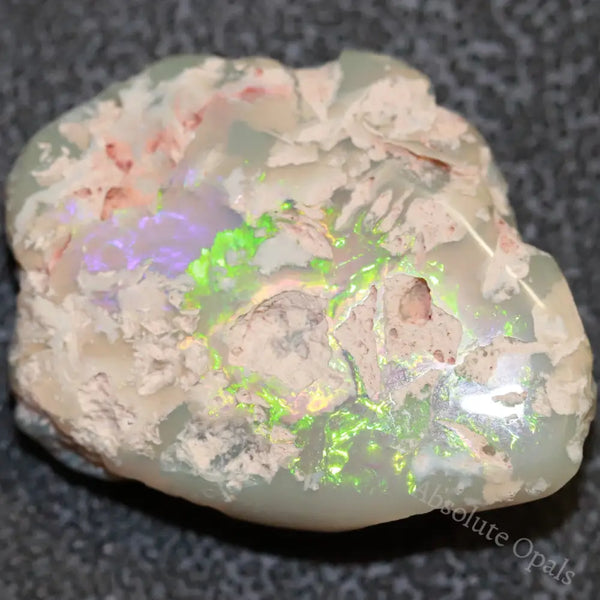 22.75 cts Australian Opal Rough Lightning Ridge Polished Specimen Soli ...