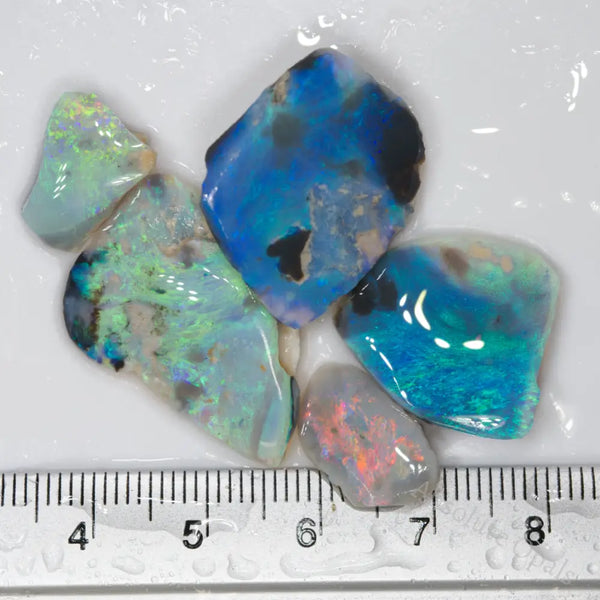 36 cts Rough Opal Parcel Rubs Lightning Ridge - Absolute Opals & Gems