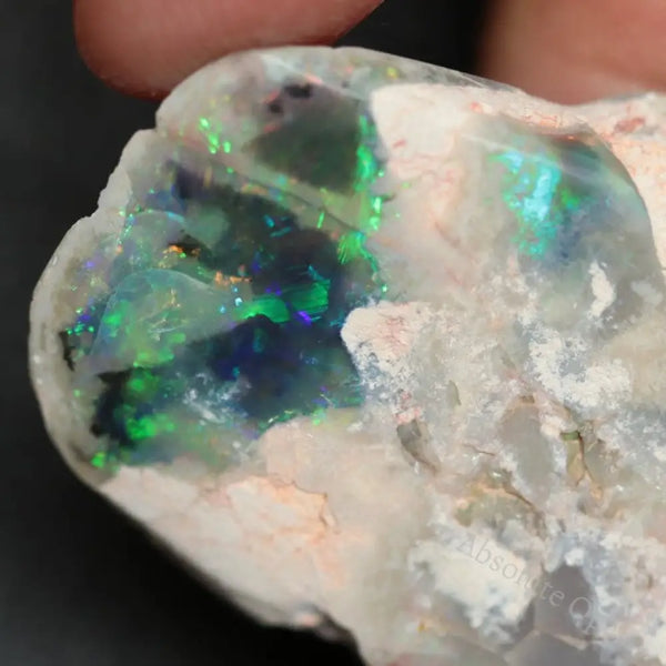 75.20 cts Australian Opal Rough, Lightning Ridge Polished Specimen ...