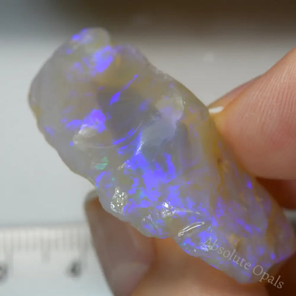 80 cts Australian Rough Opal Lightning Ridge - Absolute Opals & Gems