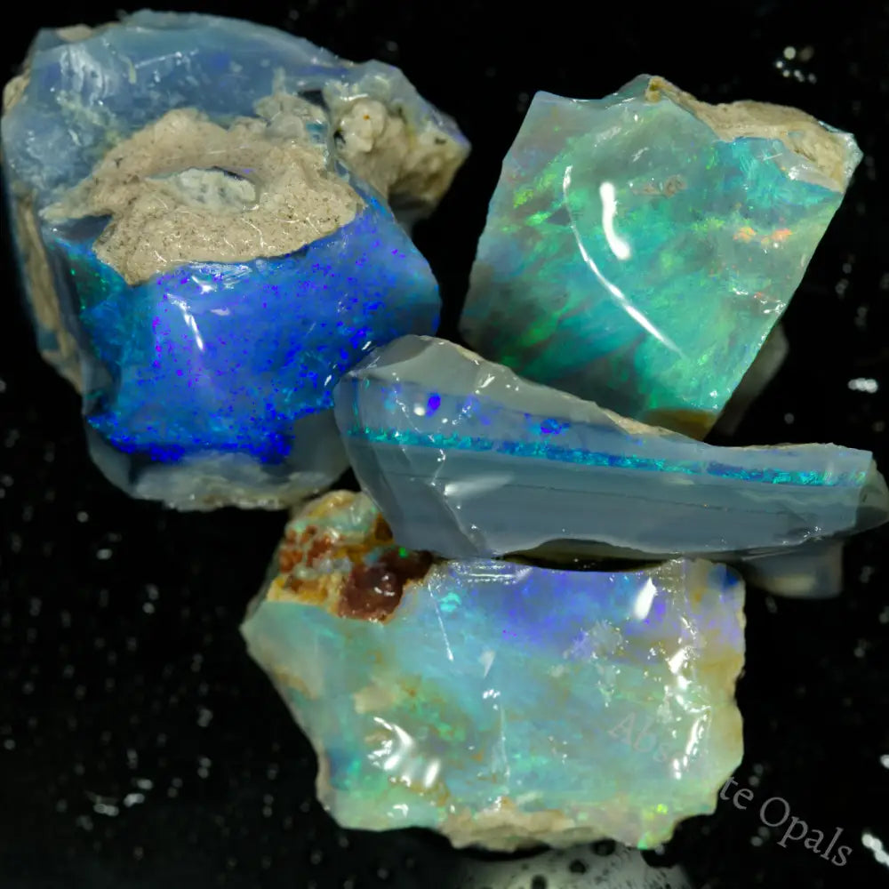 85.8 cts Australian Rough Opal Parcel, Lightning Ridge - Chunky ...