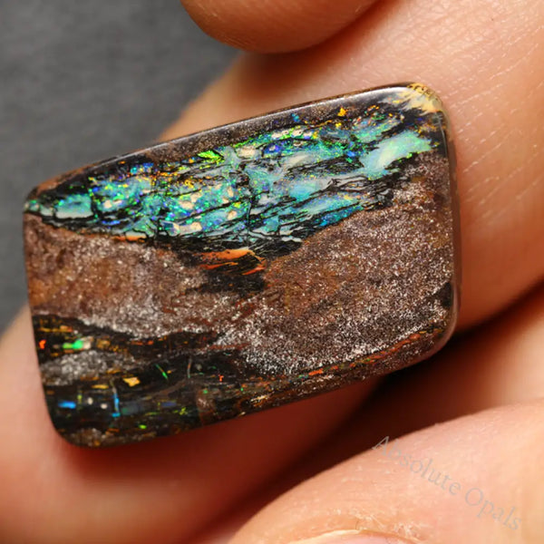 Australian Boulder Opal Cut Loose Stone 10.98 cts - Absolute Opals & Gems